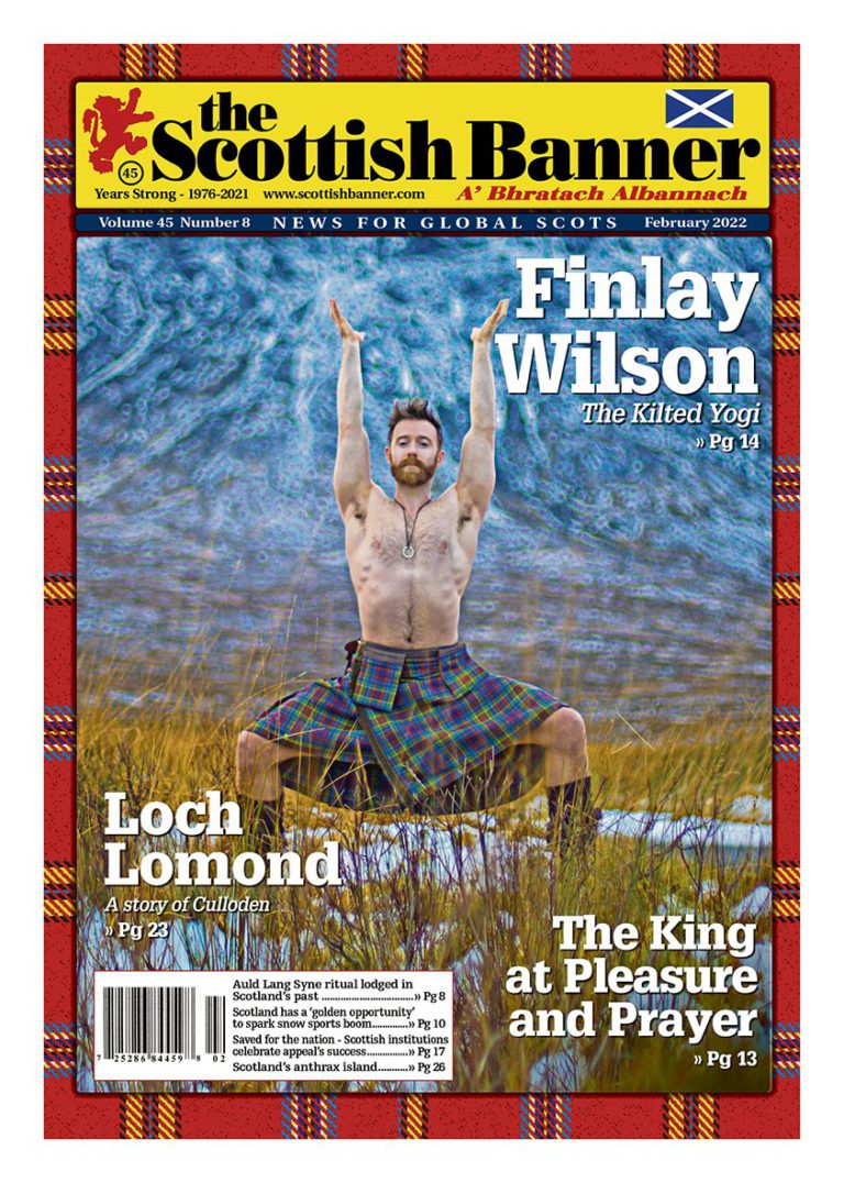 Finlay Wilson-The Kilted Yogi | The Scottish Banner
