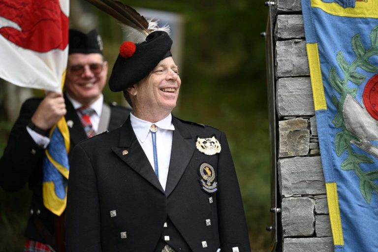 The inauguration of the Chief of Clan MacBean/MacBain | The Scottish Banner