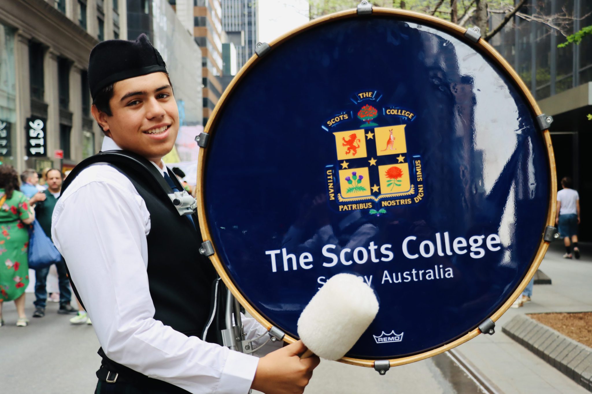 The Scots College Pipes and Drums at NYCTW | The Scottish Banner