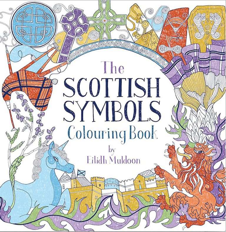 The Scottish Symbols Colouring Book | The Scottish Banner
