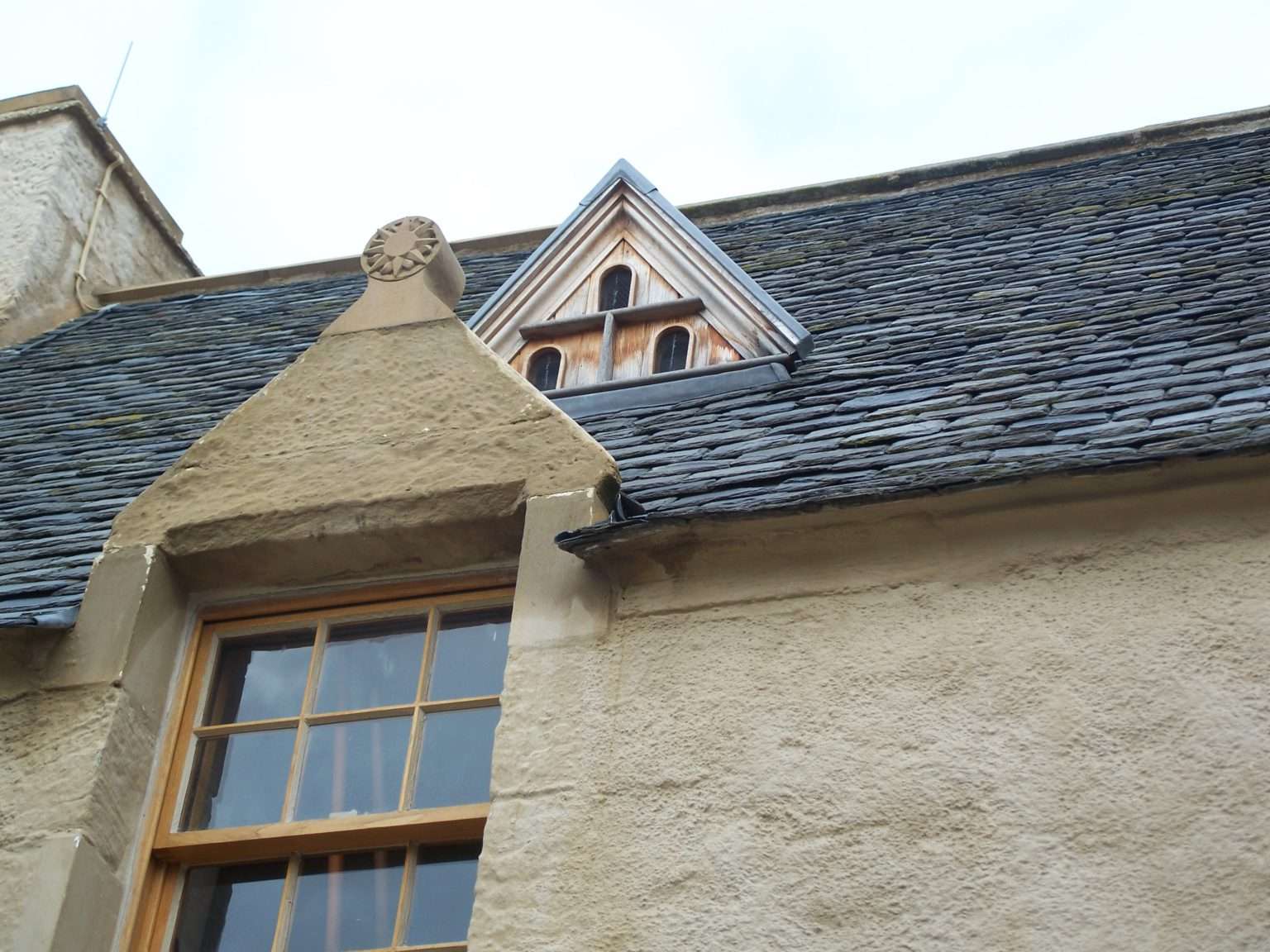 Provan Hall Roof Detail | The Scottish Banner