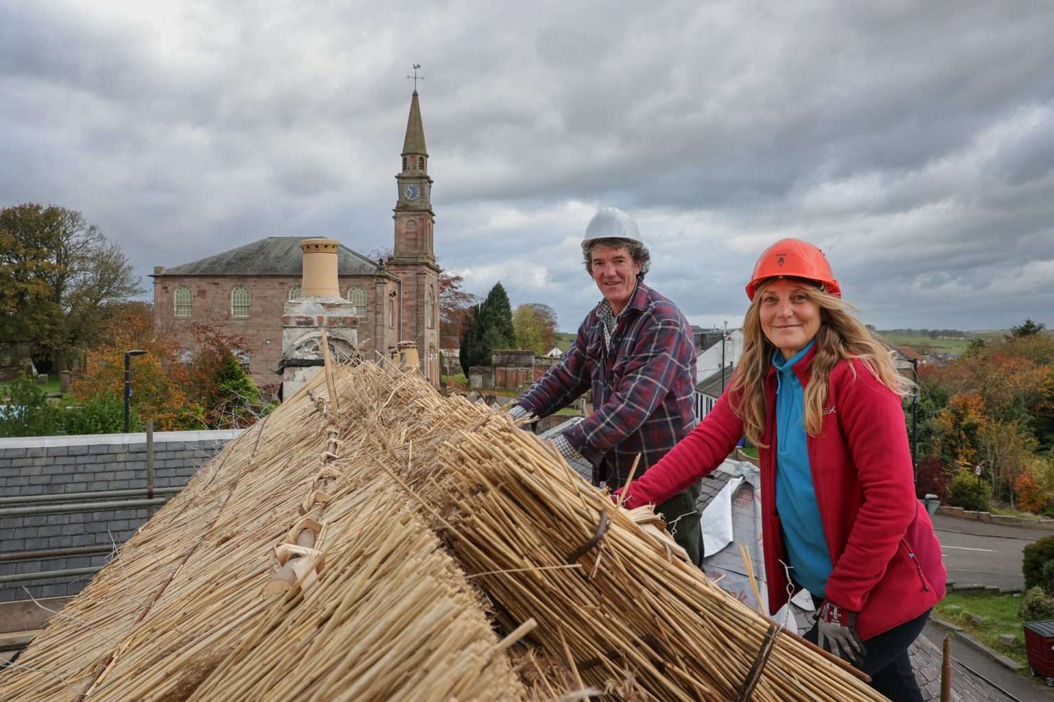 Tam O’ Thatcher-Thatching project at historic Burns building | The Scottish Banner